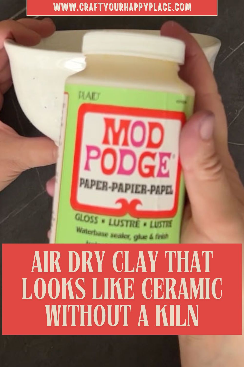 How Do You Make Air Dry Clay Look Ceramic? - Craft Your Happy Place