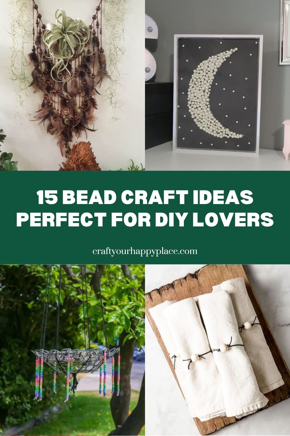 15 Cute Crafts That Use Beads - Craft Your Happy Place