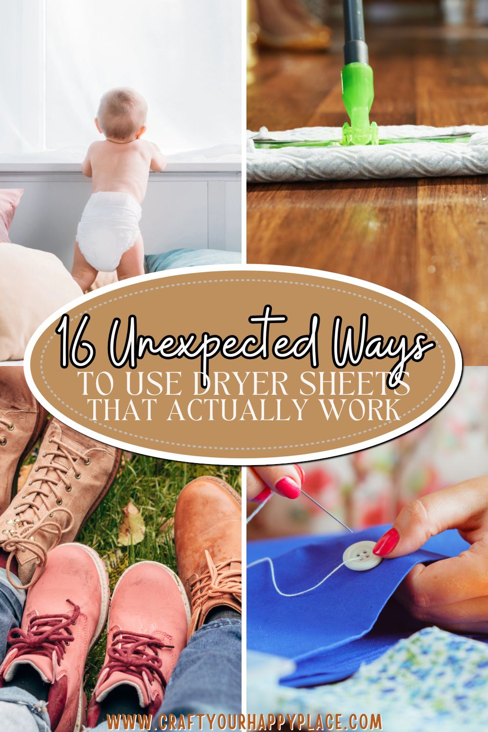 16 Unexpected Ways to Use Dryer Sheets That Actually Work - Craft Your ...