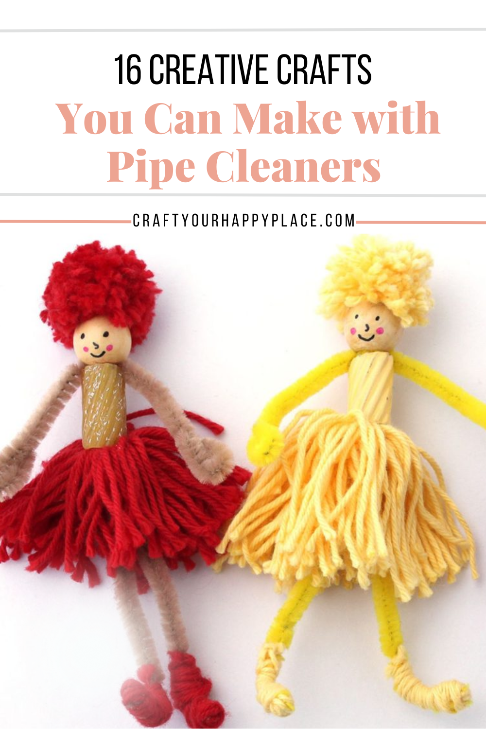 16 Creative Crafts You Can Make with Pipe Cleaners - Craft Your Happy Place