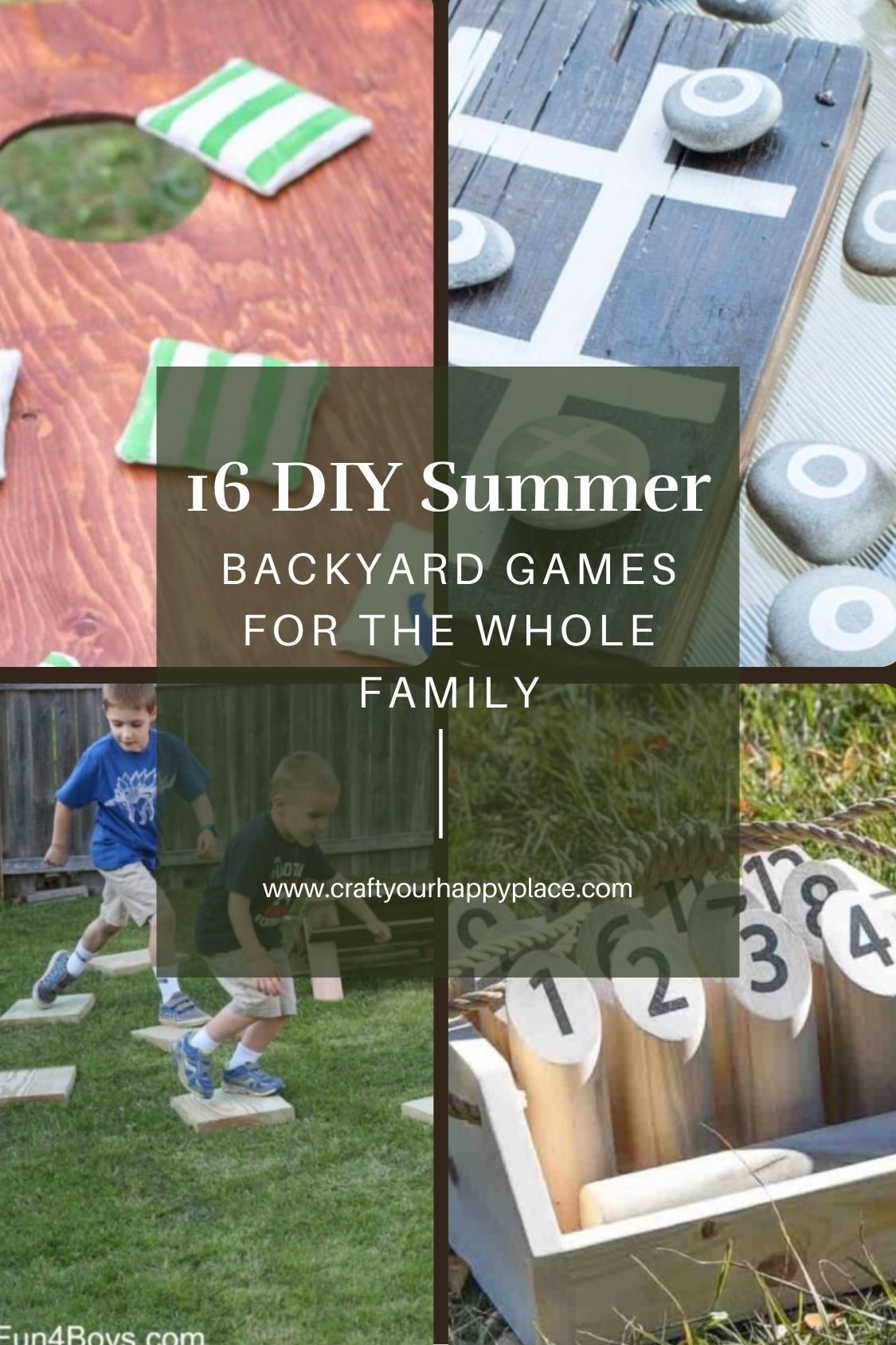16 DIY Summer Backyard Games for the Whole Family - Craft Your Happy Place