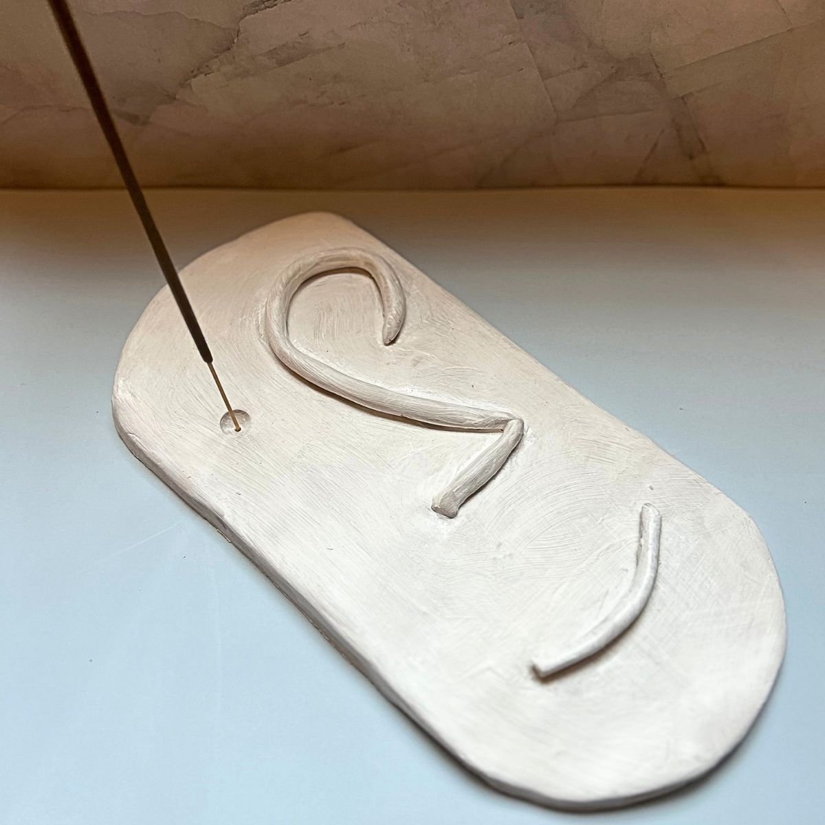 DIY Air Dry Clay Incense Holder - Craft Your Happy Place
