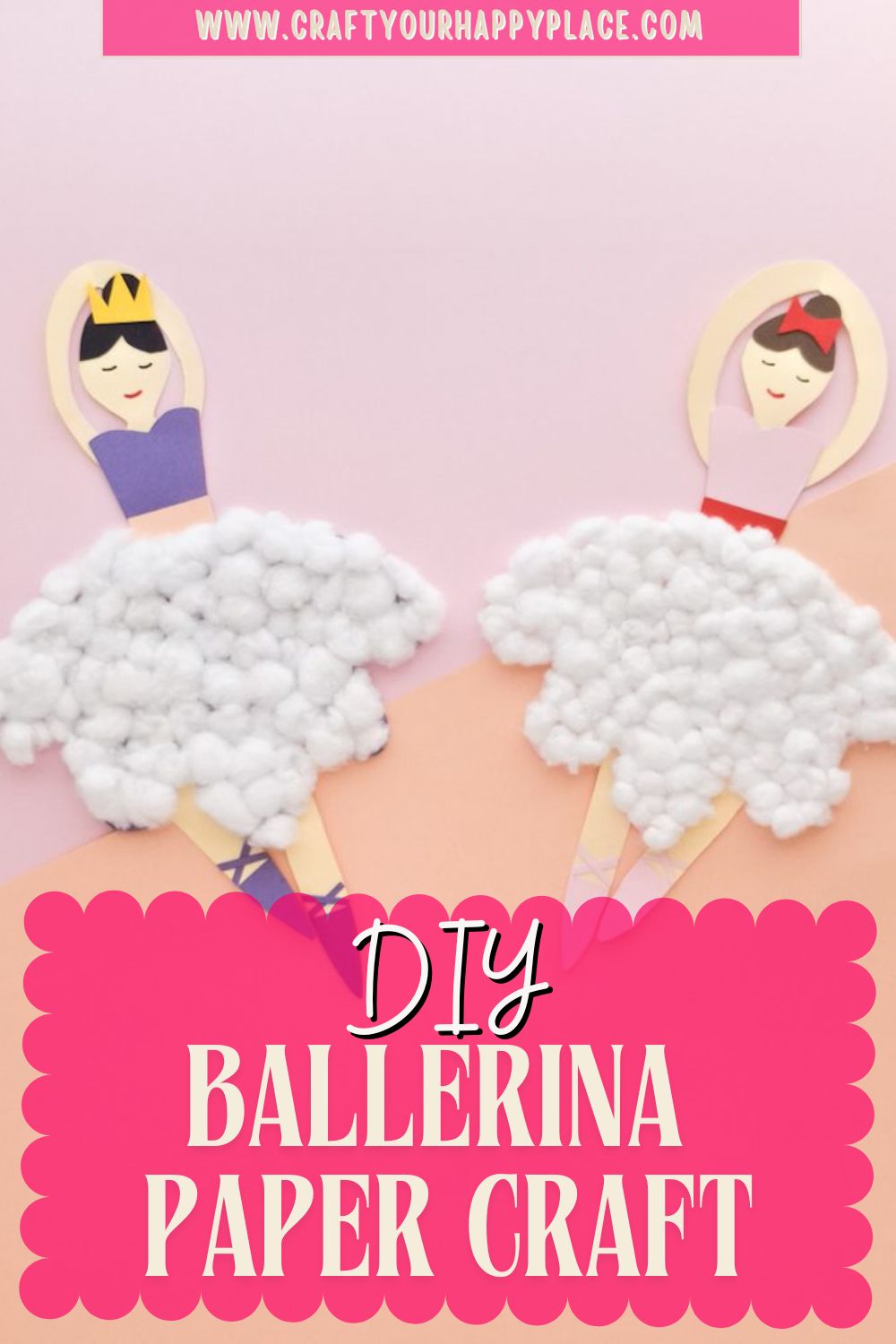 DIY Ballerina Paper Craft - Craft Your Happy Place