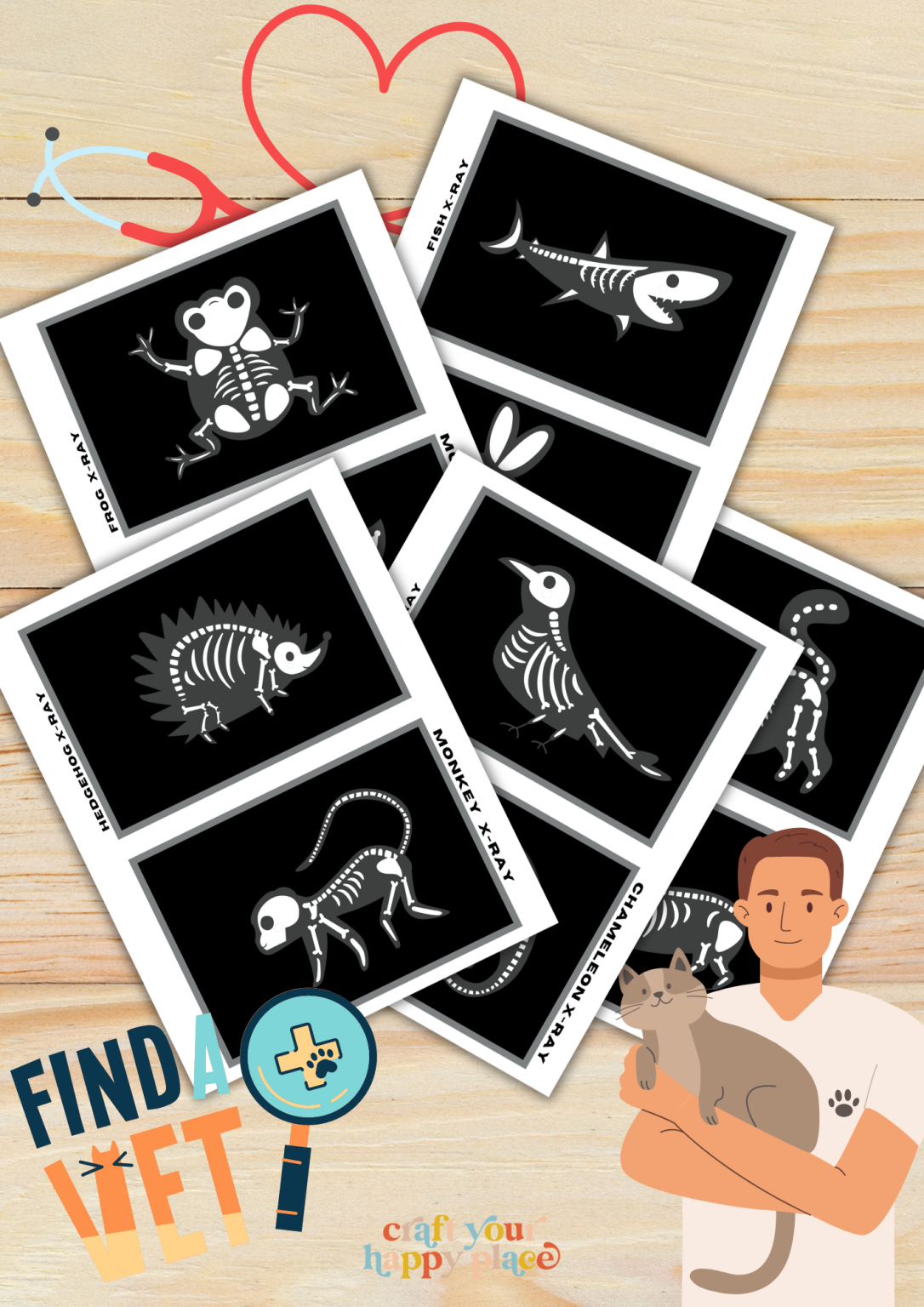 Veterinary Clinic Dramatic Pretend Play (44 Page Free Printable ...