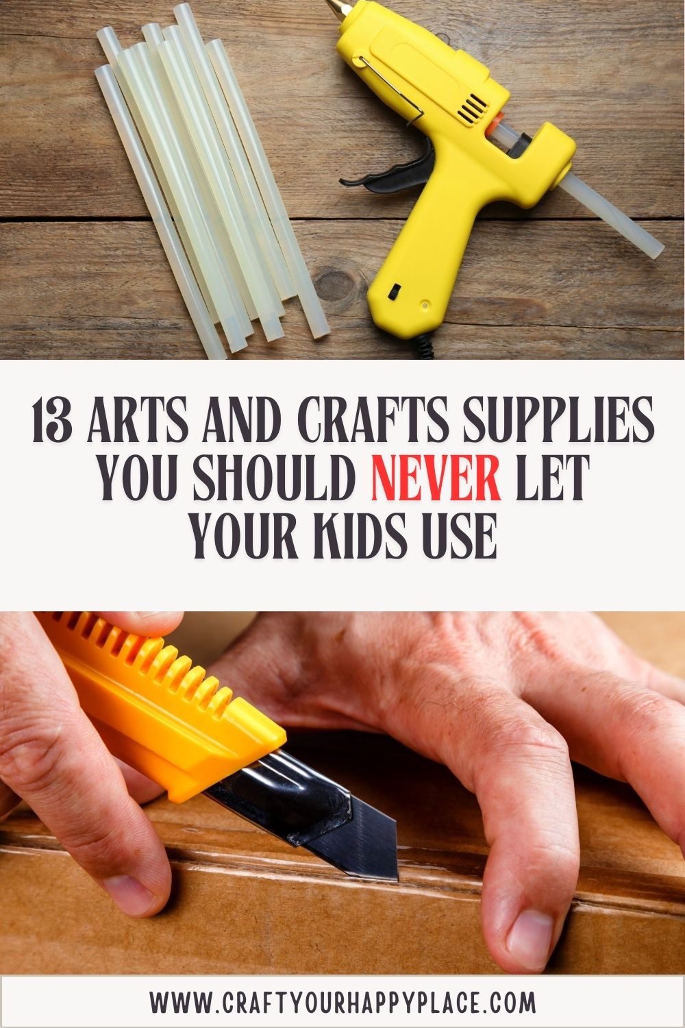 13 Arts and Crafts Supplies You Should Never Let Your Kids Use - Craft ...