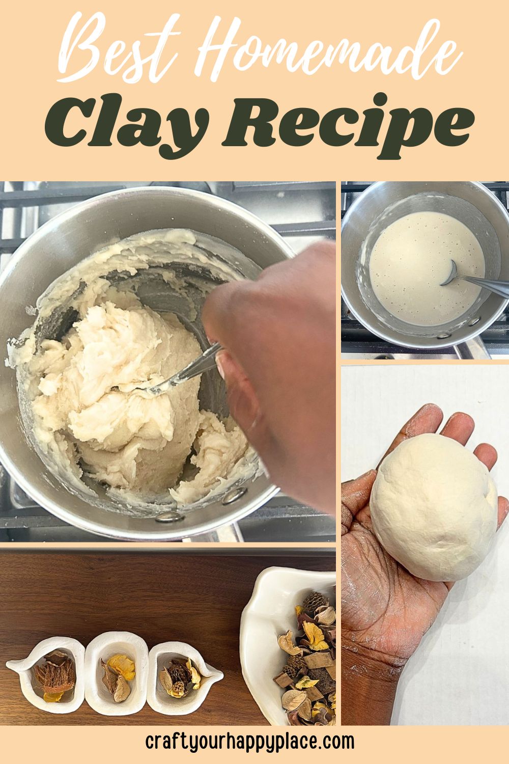 How to Make Homemade Clay - Craft Your Happy Place