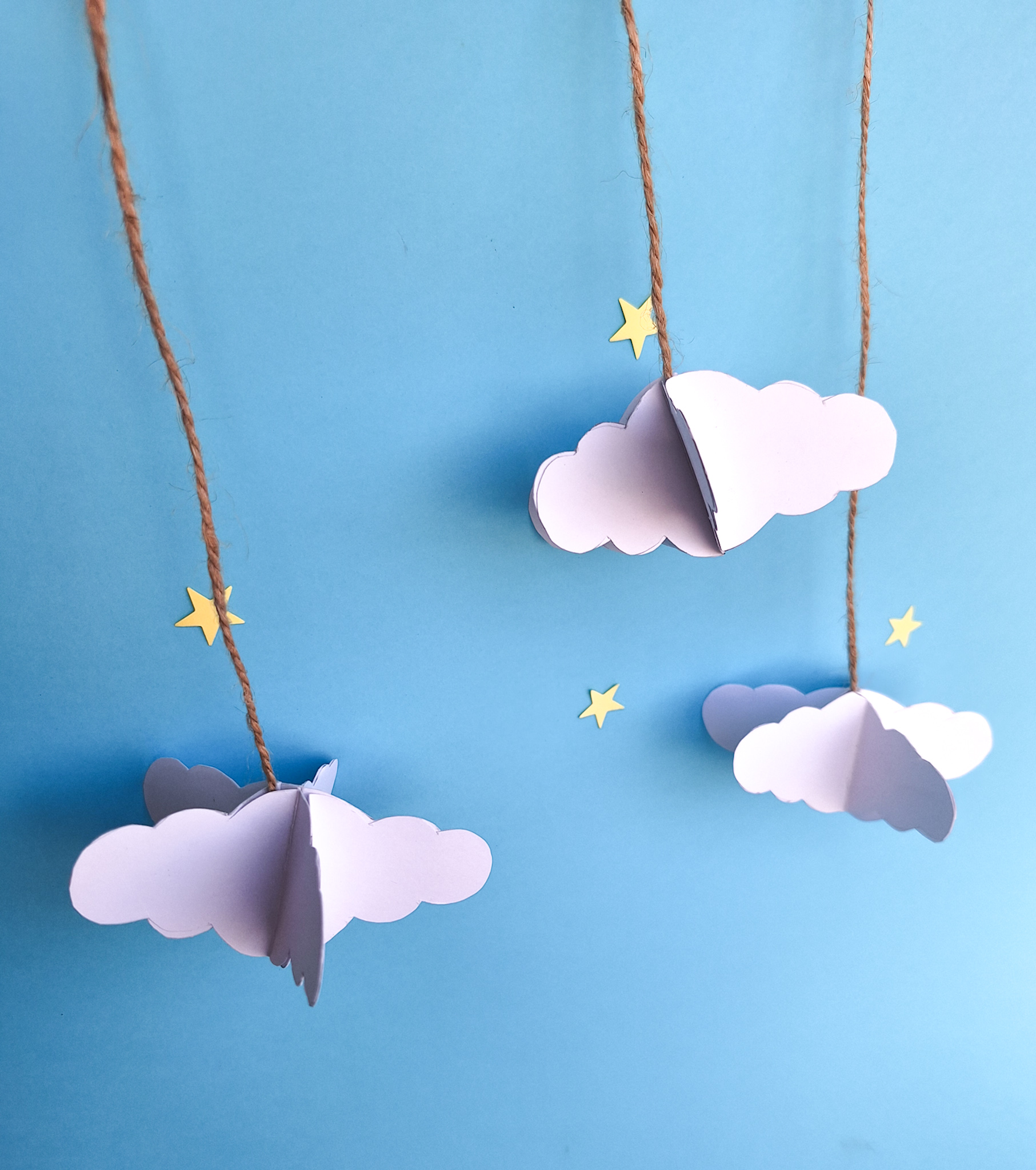 Easy Rain Cloud Paper Craft - Craft Your Happy Place