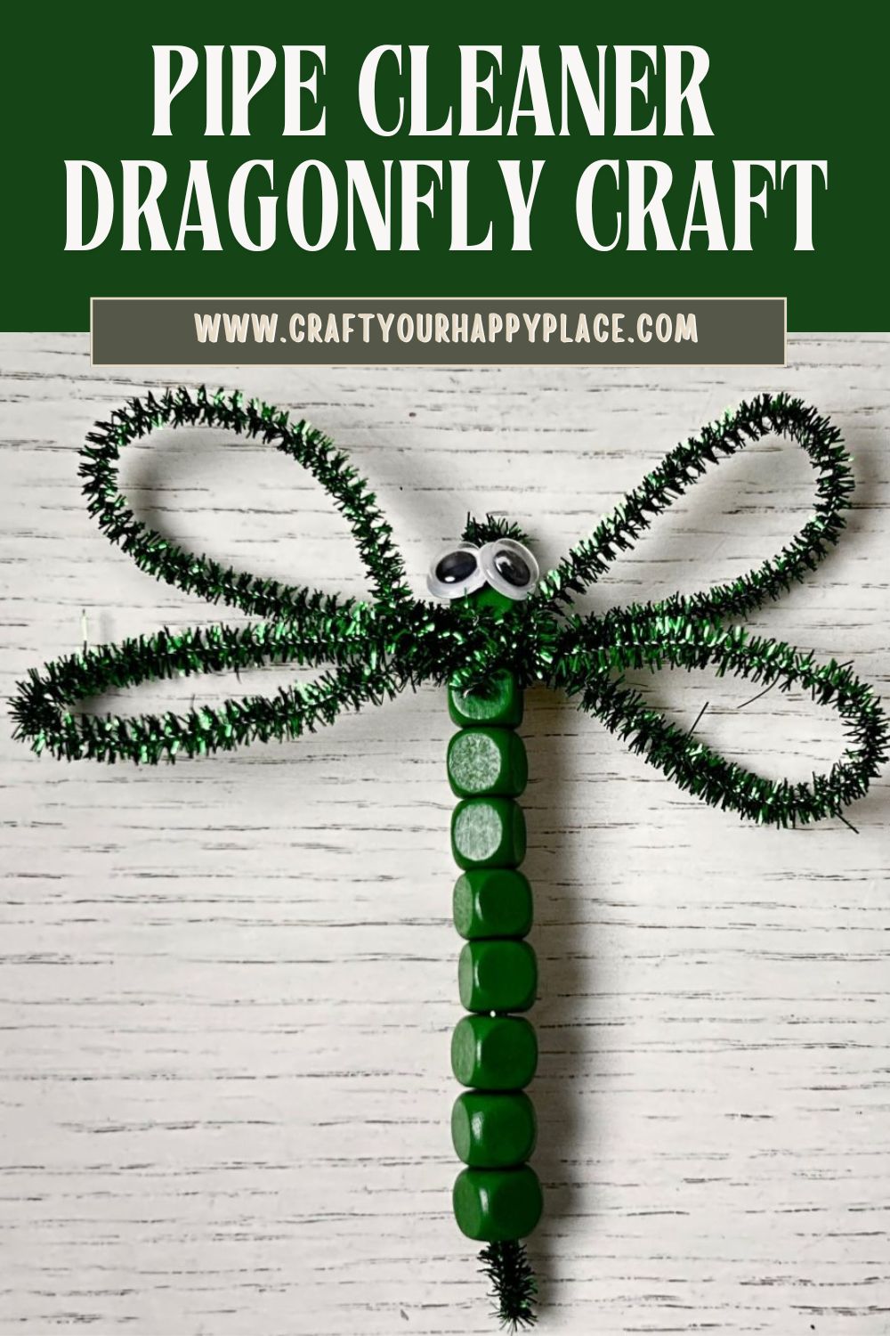 Pipe Cleaner Dragonfly Craft - Craft Your Happy Place
