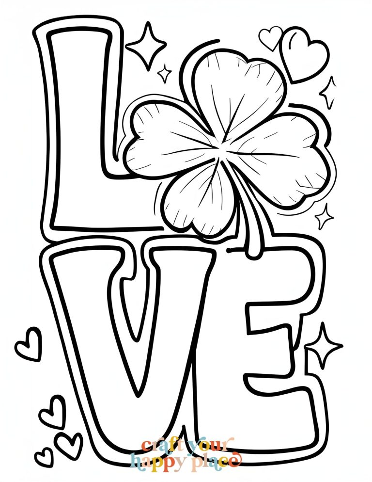 St. Patrick’s Day Coloring Book – Free Printable - Craft Your Happy Place