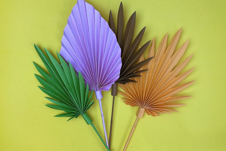 DIY Paper Palm Leaves - Craft Your Happy Place