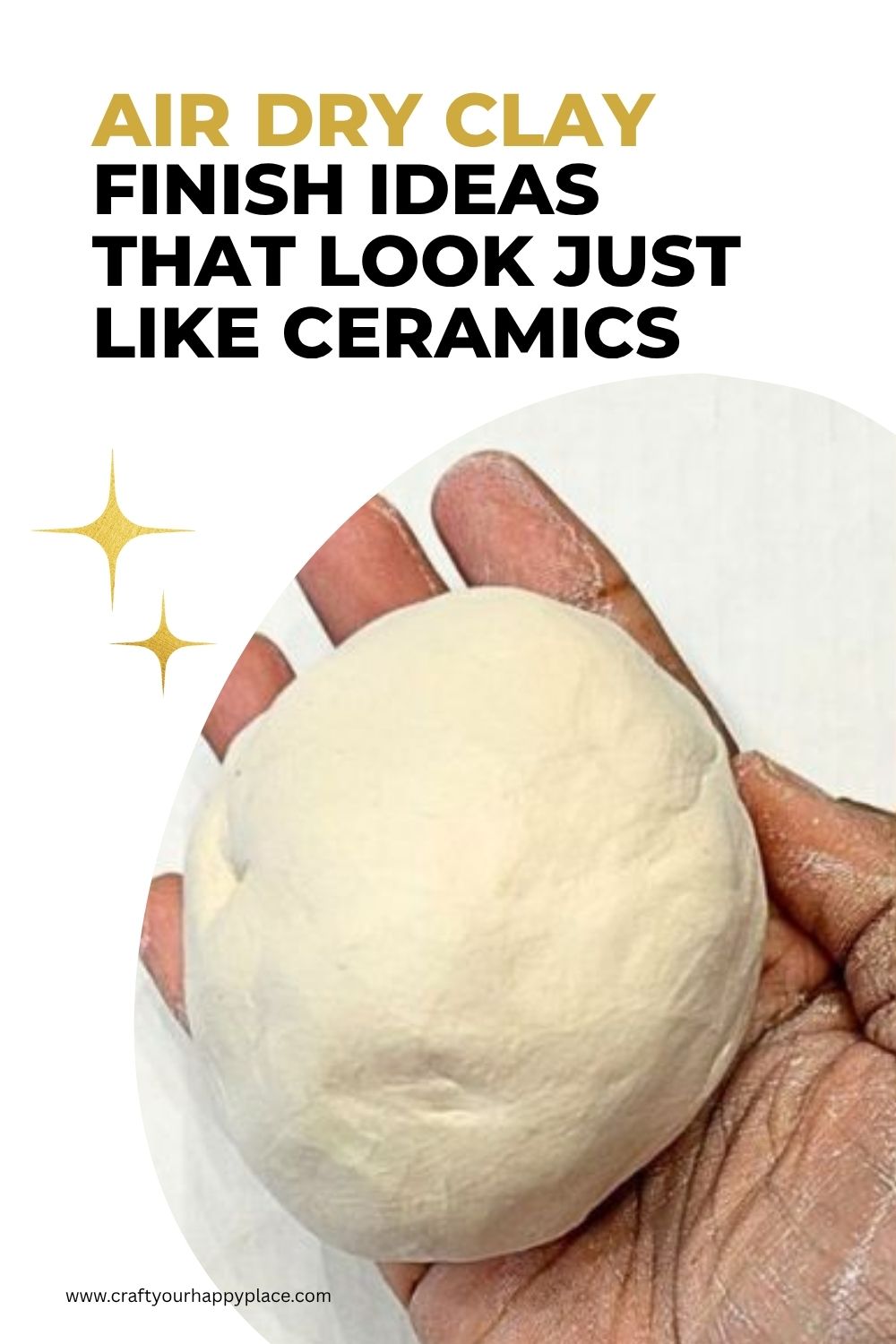 How Do You Make Air Dry Clay Look Ceramic? - Craft Your Happy Place