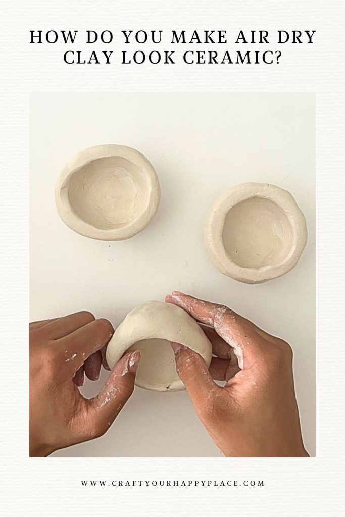 How Do You Use Air Dry Clay? A Beginner's Guide - Craft Your Happy Place