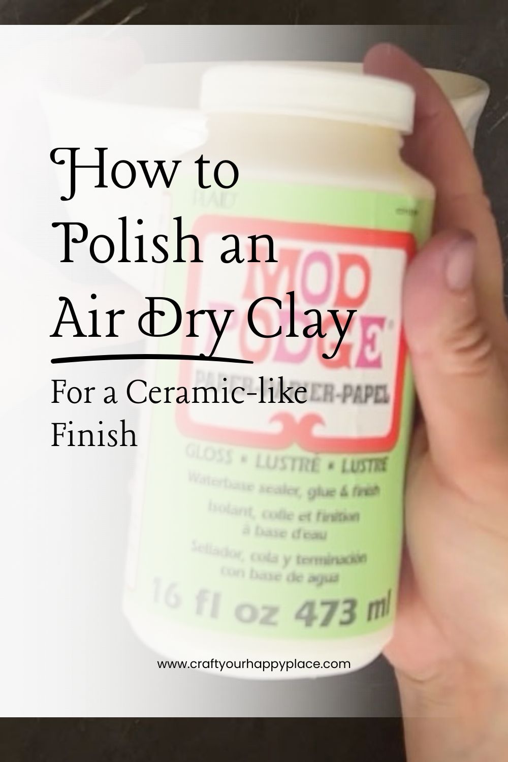 How Do You Make Air Dry Clay Look Ceramic? - Craft Your Happy Place